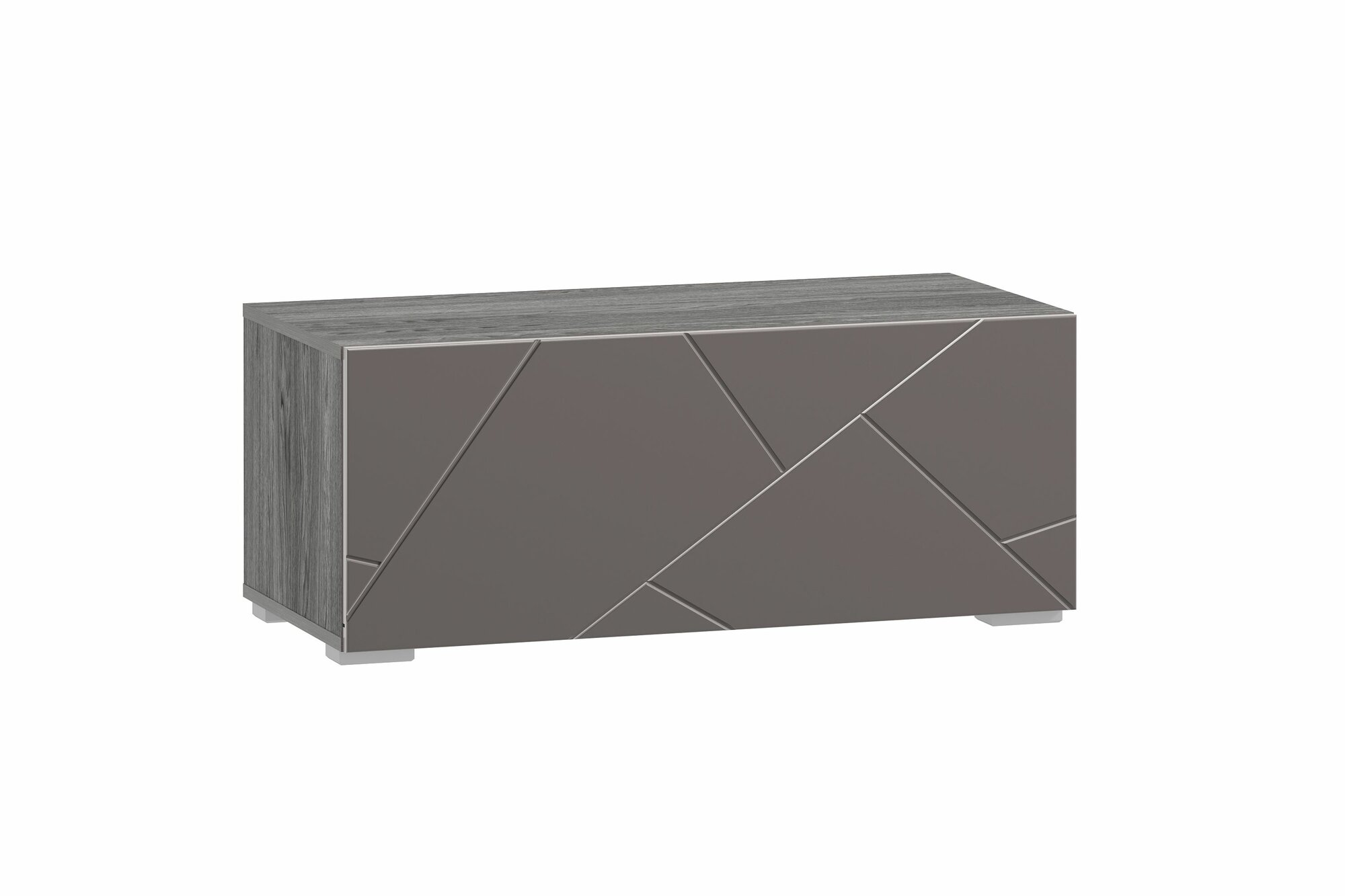 Тумба Сильва Summit НМ 011.86-01 Софт Графит/Ясень Анкор темный