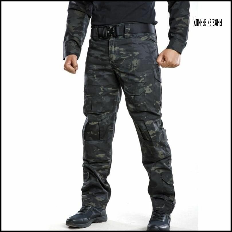 Водонепроницаемые тактические боевые брюки для мужских походов катания на лыжах и повседневной работы