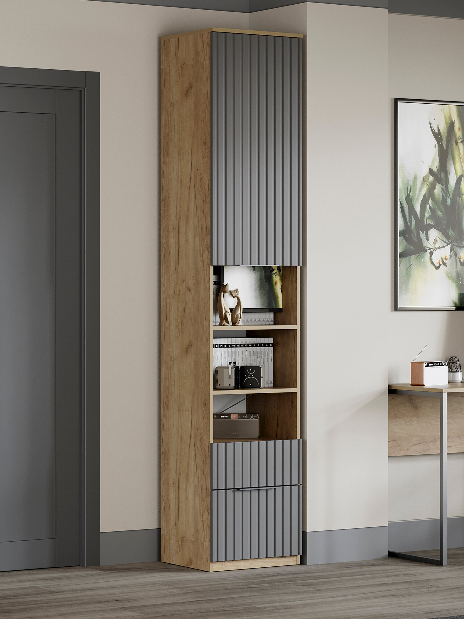 Шкаф для одежды ТриЯ Хилтон исп.2