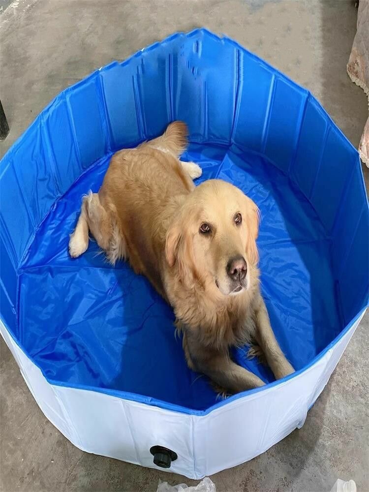 Ванна для домашних животных складная большая собака золотоволосая собака ванна для бассейна-1шт