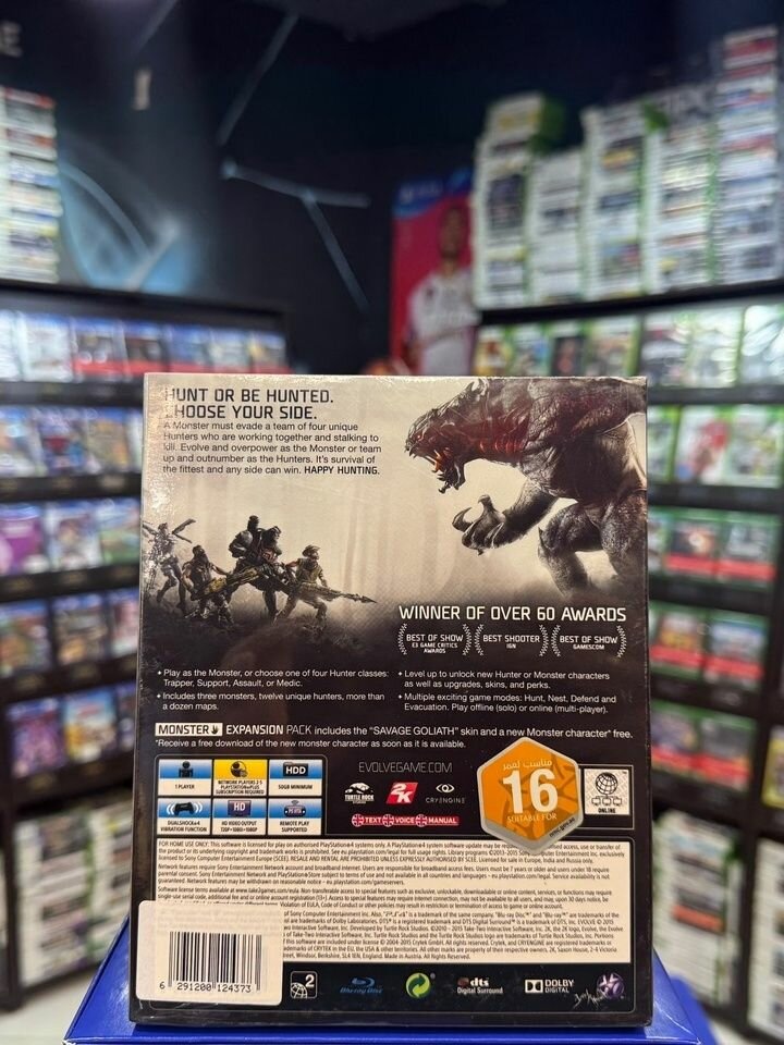 Игра Evolve PS4 (Box) — фото 1