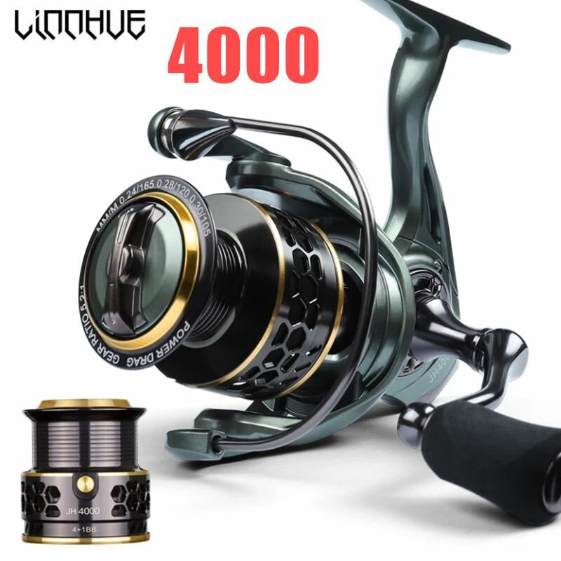 Катушка для спиннинга / спиннинг для рыбалки 12+1BB / 3000-4000 катушка рыболовная shimano