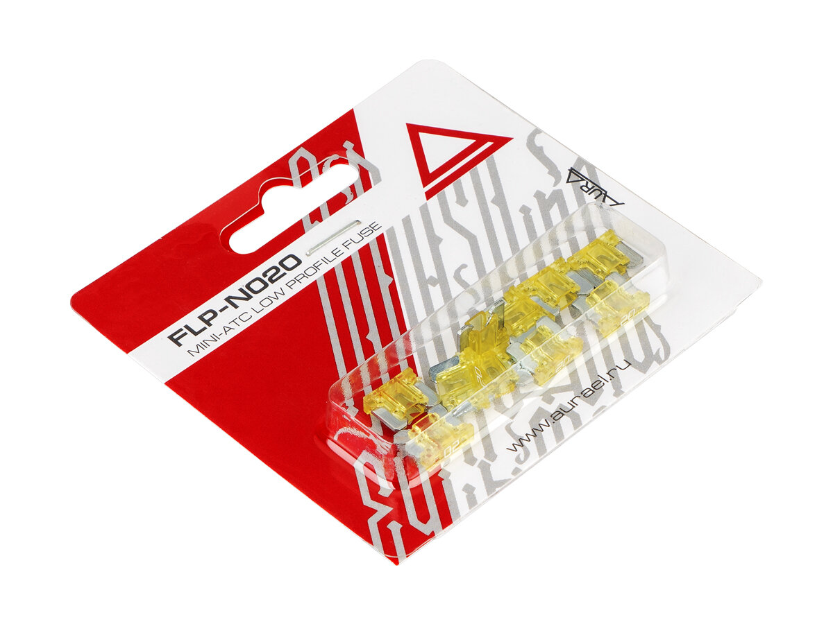 Предохранитель 20а miniATC low profile, AurA FLP-N020, 10шт.