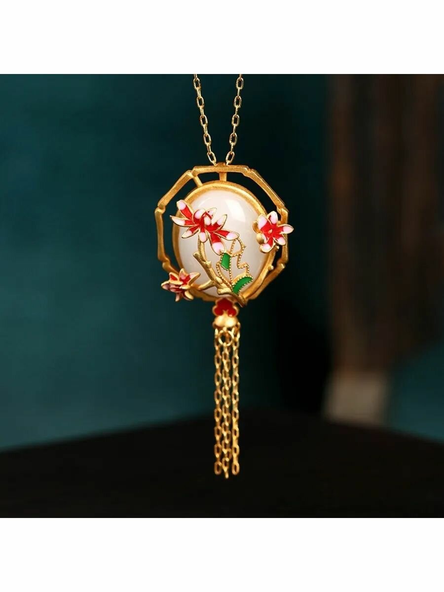 Колье, искусственный камень