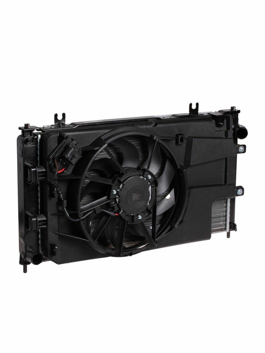 Блок охлаждения (радиатор+конденсор+вентилятор) для а/м Лада Granta (15-) (тип KDAC) (Luzar LRK 0194)