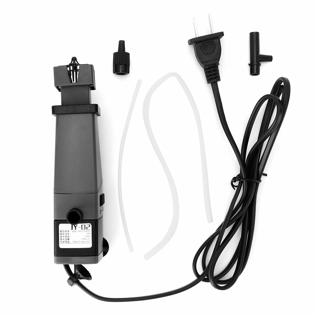 Фильтр-насос с встроенным фильтром для обработки масляной пленки, предназначенный для использования в аквариумах (Китай).