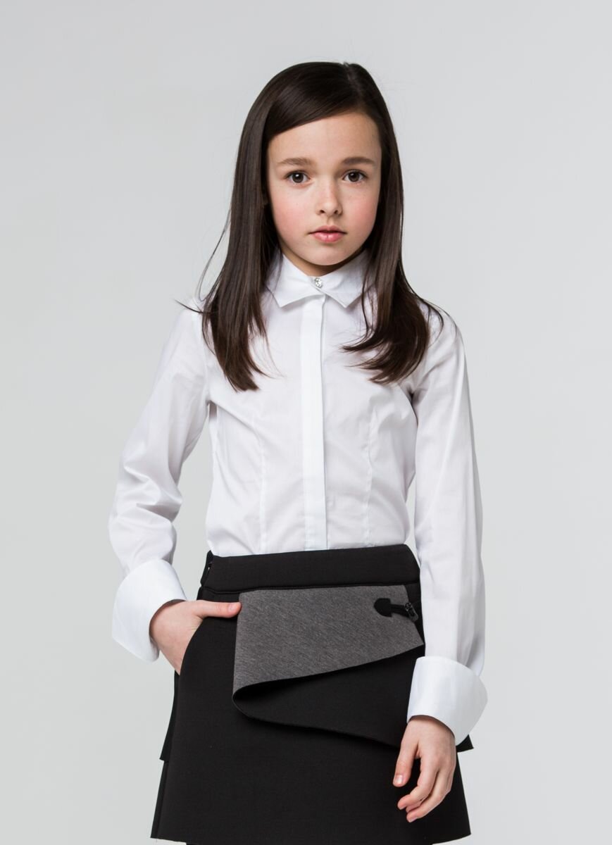 Школьная блуза рубашка