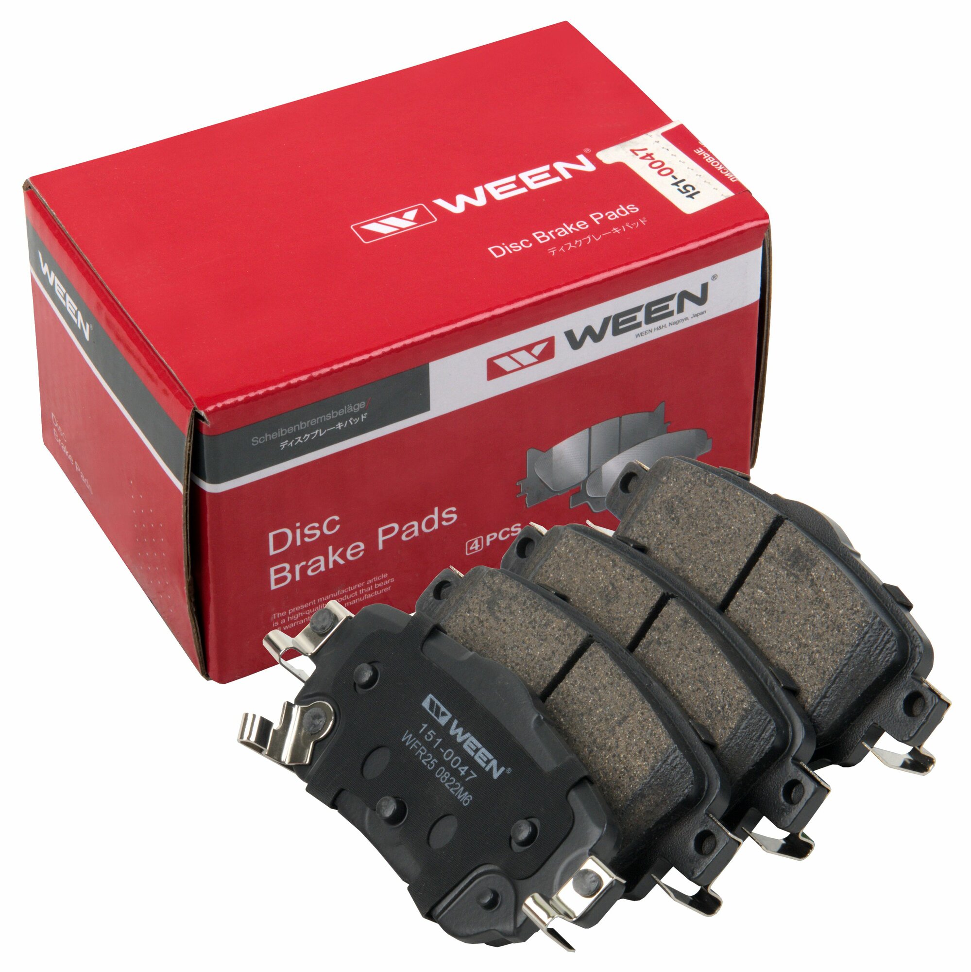 Тормозные колодки дисковые NISSAN Qashqai (j11), X-Trail (T32) RENAULT Koleos II WEEN 151-0047