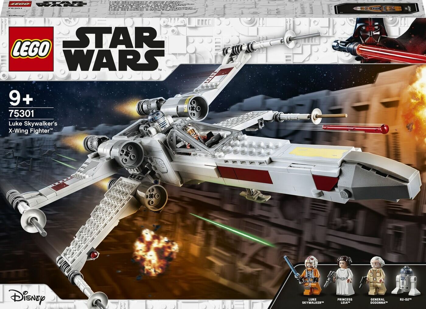 Конструктор LEGO Star Wars 75301 Истребитель типа Х Люка Скайуокера, 474 дет.