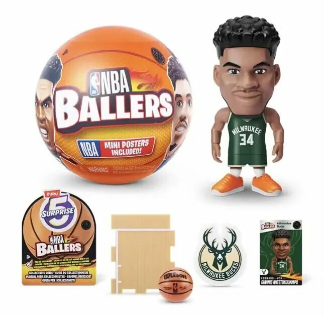Аксессуар для фигурки "5 Surprise NBA Ballers", 5 Surprise, яркий и насыщенный цвет