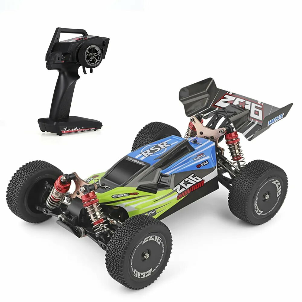 Wltoys 144001 RC Автомобиль 60 км / ч Высокоскоростной 1/14 2,4 ГГц RC Багги