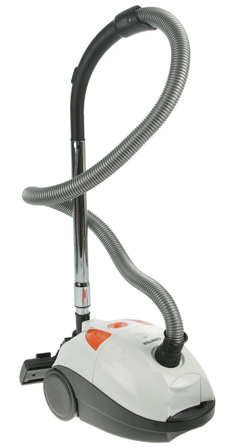 Пылесос для дома мощный CT-2503 белый/оранжевый