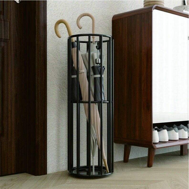 Подставка для зонтов удобная стойка для хранения зонтов в прихожей, компактная и стильная