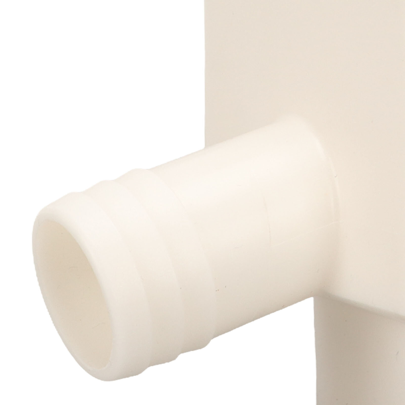 Система сбора дождевой воды, стандартный водосточный желоб, водоотводной клапан с 40-дюймовым шлангом для газона и сада, белый цвет