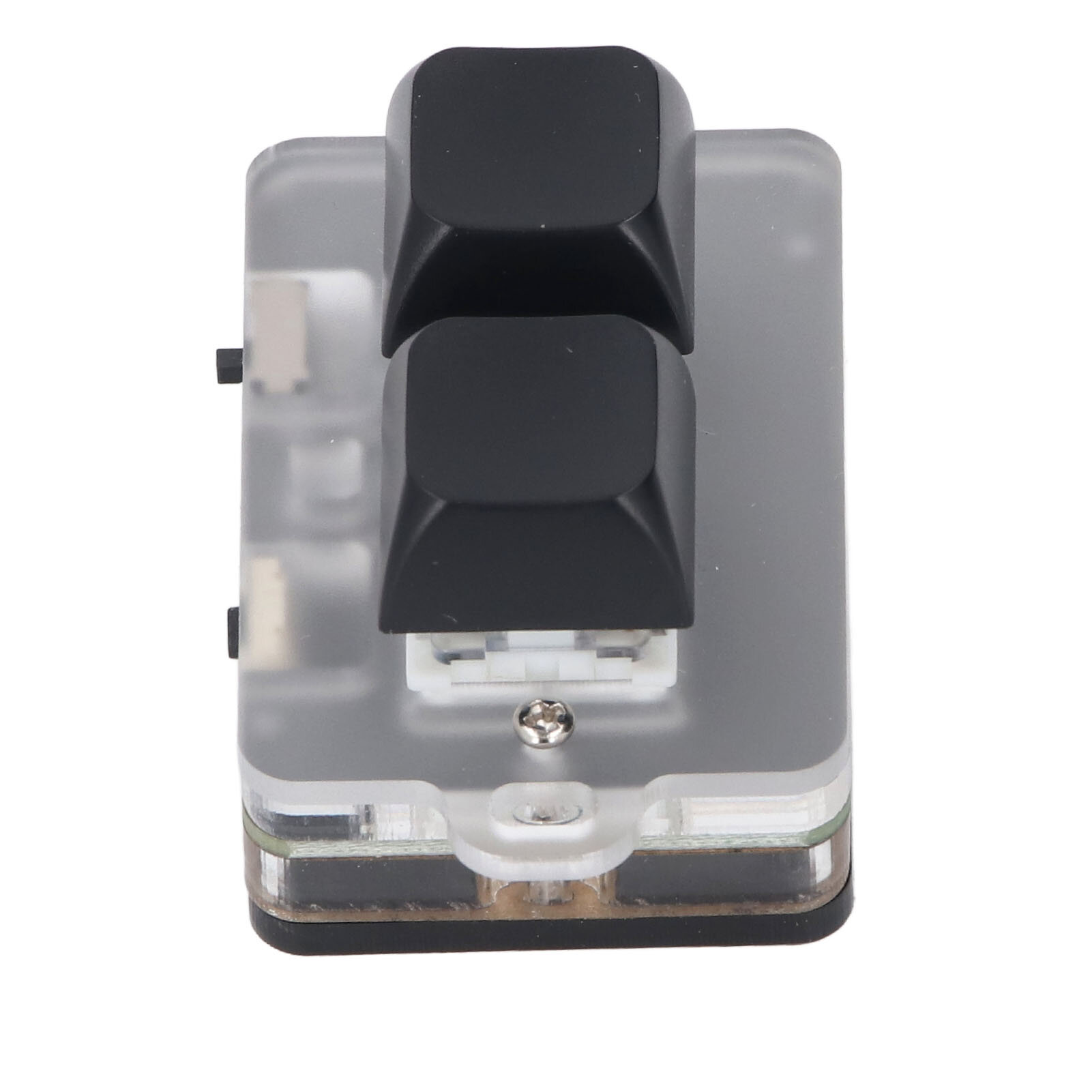 2 Keys Keyboard Blue Switch RGB Light BT Type C Connection Programming Macro Software Support 50x35mm Acrylic 400mAh Rechargeable