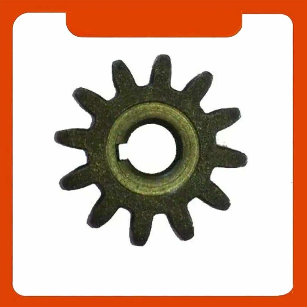 Шестерня привода барабана бетономешалки: внутренний диаметр - 19 мм; количество зубов - 12; высота 40 мм, высота зуба 30 мм