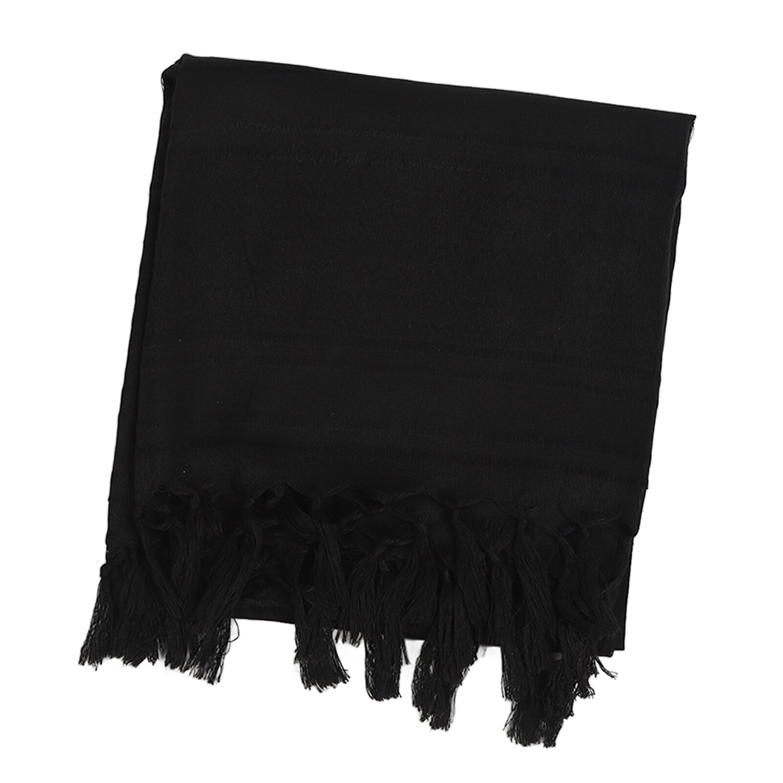 Арабский шарф из хлопка Шемаг Куфия Арабский шарф для активного отдыха Пеший туризм Кемпинг Велоспорт Черный водный спрей A1