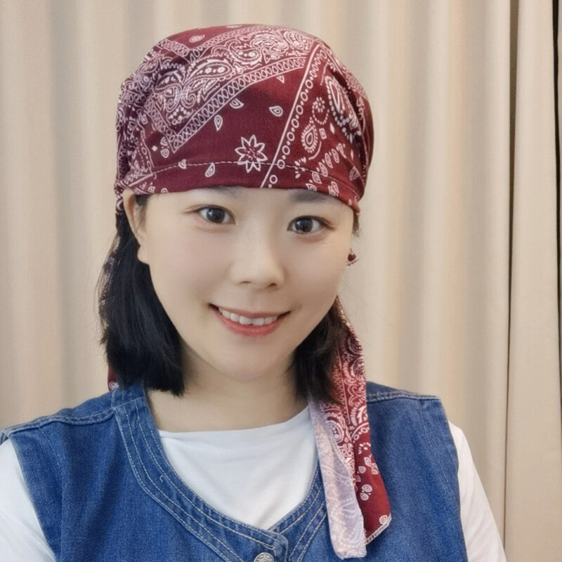 Шляпа "Баотоу", женская, винно-красная, увеличенная