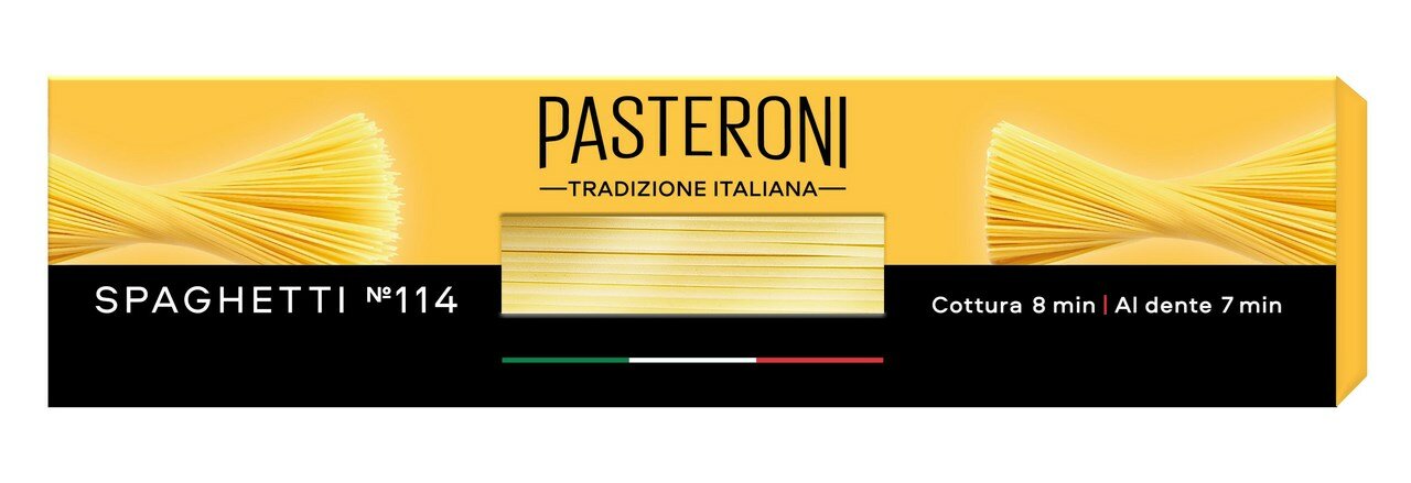 Макароны спагетти Pasteroni Spaghetti №114 высший сорт, 450г