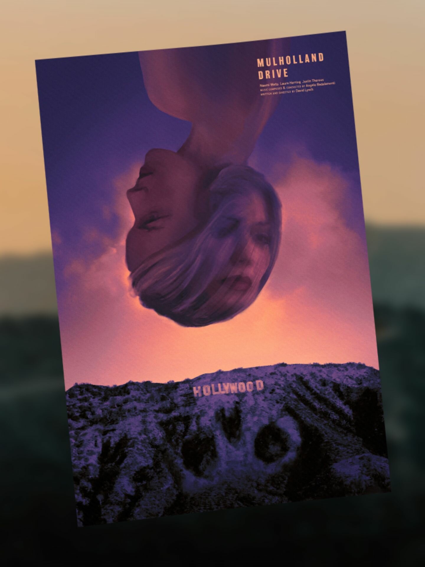Постер pinterest "Малхолланд драйв", 29.7х42см, А3, глянцевый