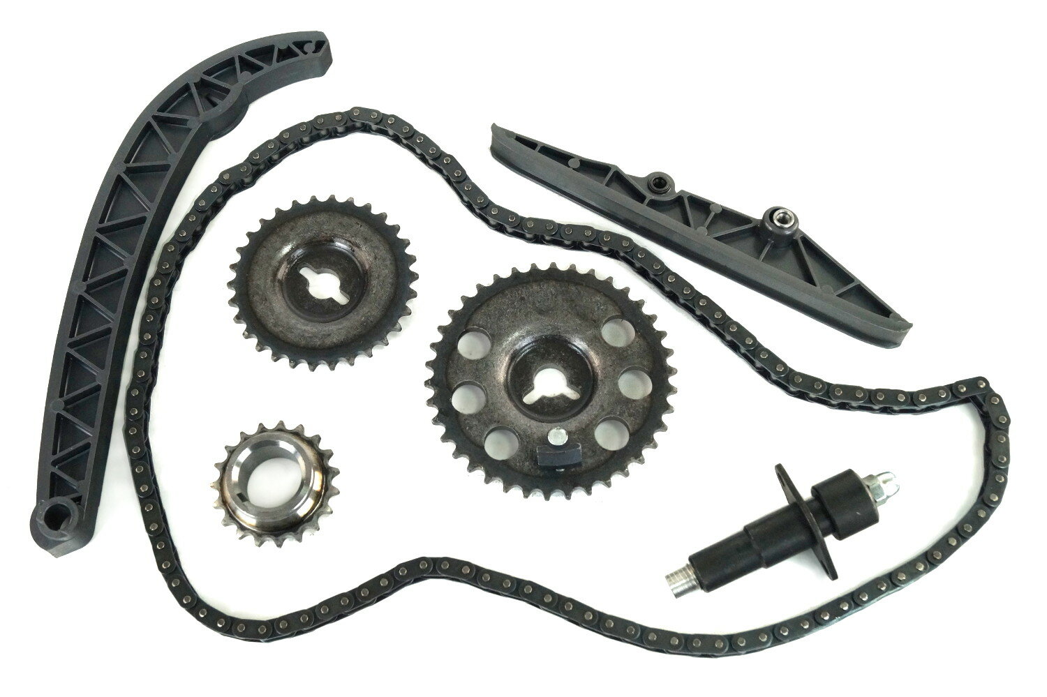 Оригинальный комплект деталей для ремонта привода ГРМ 21214 под фазированный впрыск с натяжителем ISAI для Лада 4х4, Нива Легенд, Нива Тревел, Шевроле Нива