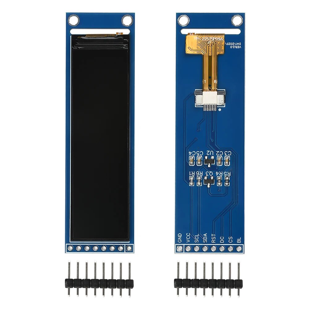 TFT LCD экран 76x284, Цвет: Needle not welded