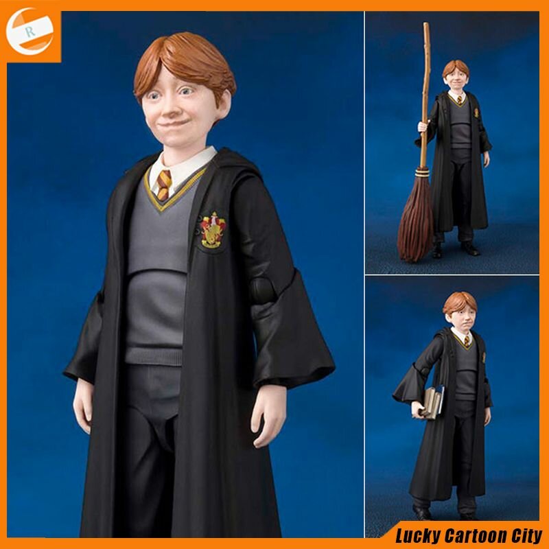 Аниме Гарри Поттер Рон Подвижная модель Скульптуры/Anime Harry Potter Ron Movable Model Sculpture 15CM