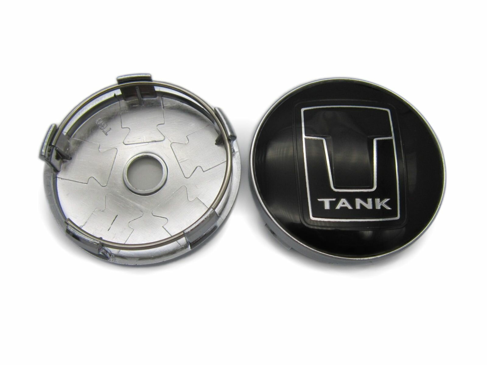Колпачок заглушка на литой диск TANK black 60/56/9 мм, 1 шт.