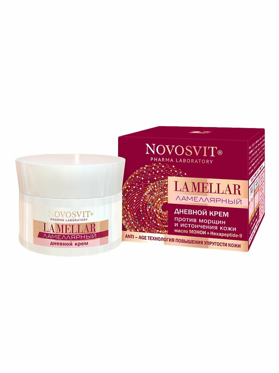 Novosvit Дневной крем антивозрастной "LA MELLAR" против морщин и истончения кожи 50мл.
