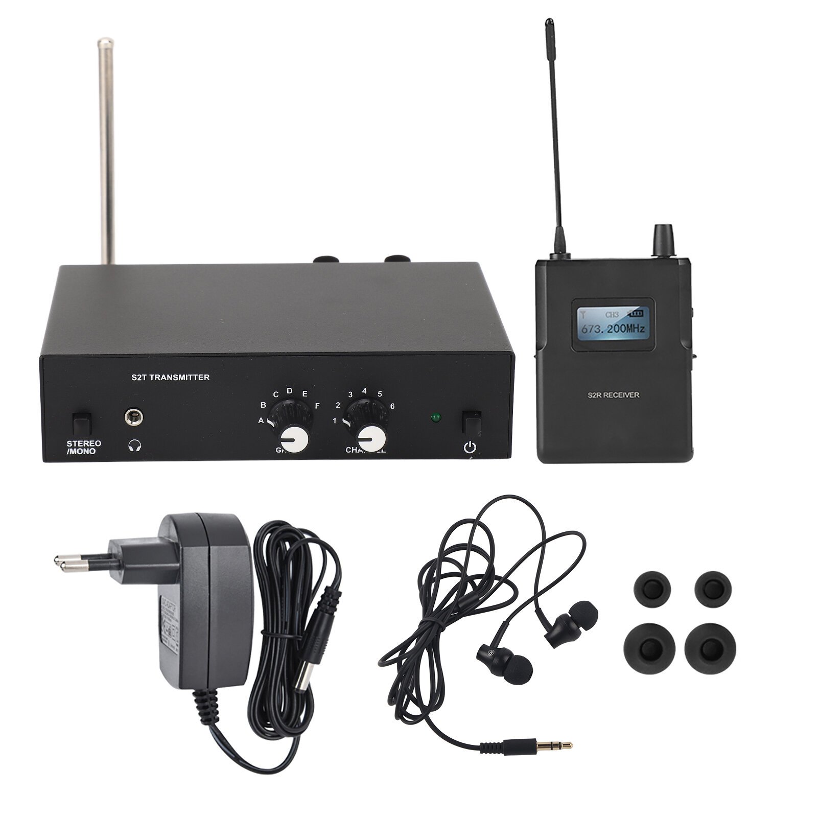 Для Anleon S2 UHF STEREO беспроводная система монитора в ушной системе 670-680 МГц