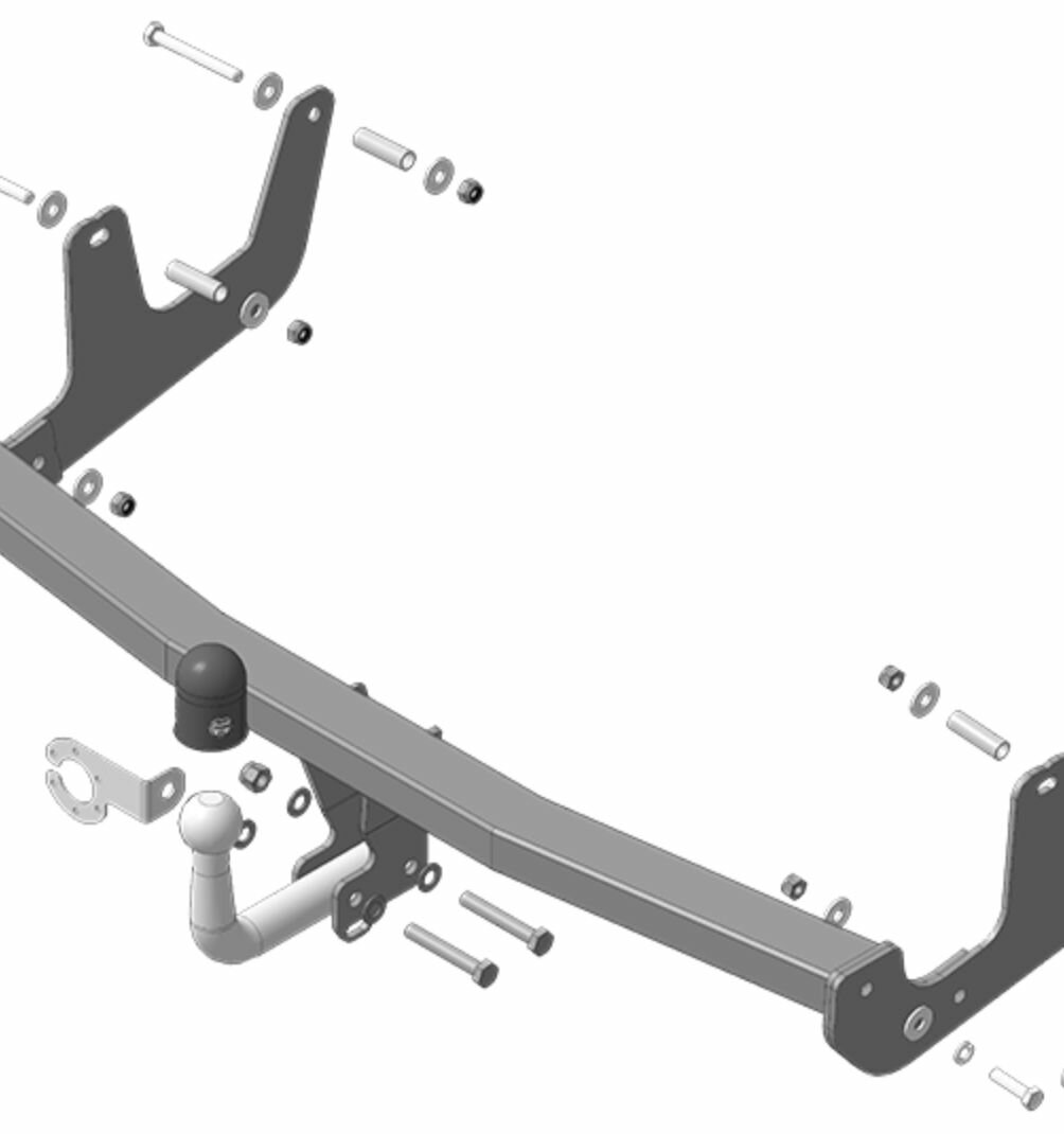 Фаркоп для Renault Sandero 2008-2014 R103As