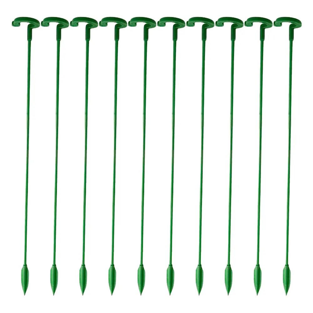 Подпорки для растений пластиковые 17/27/37/48 см, набор из 10/30 шт. 10pcs 48cm