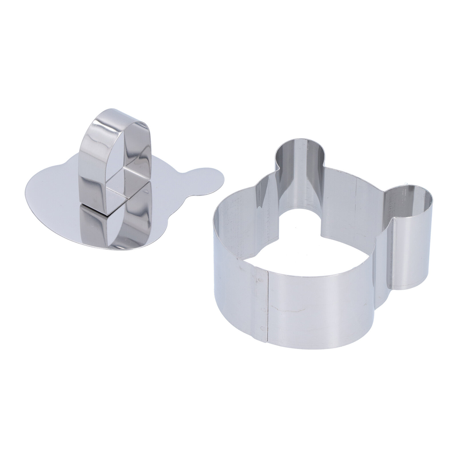 Корт -мусс -кольцо плесени из нержавеющей стали десертные кольца для пирога для салатов выпечка