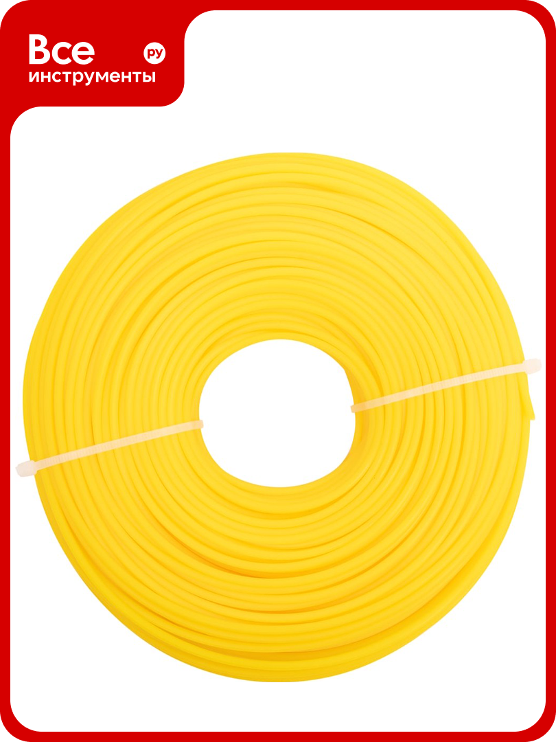 Леска Круг 3мм, 60м Gigant KVA-01, Является режущим элементом и заправляется в триммерную головку