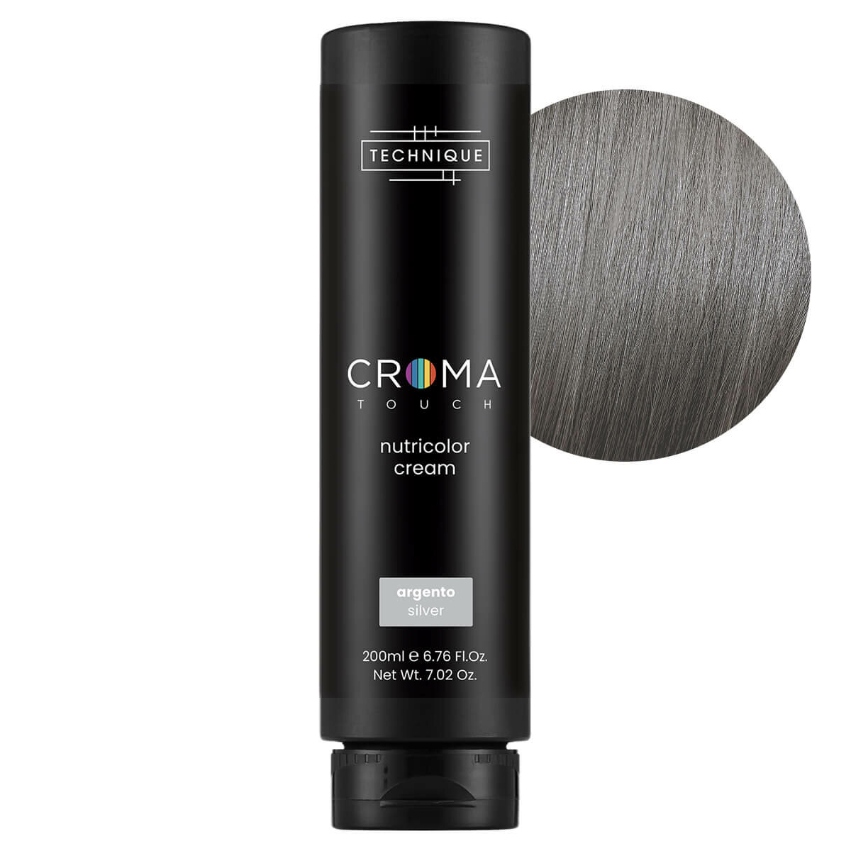 Оттеночный кондиционер с пигментами прямого действия Technique Hello Croma Touch Direct Hair Color Silver - Серебристый, 200 мл