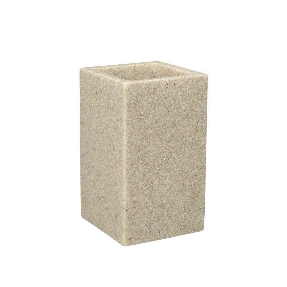 Стакан для ванной Zenfort Sandy настольный полирезин бежевый (106926)