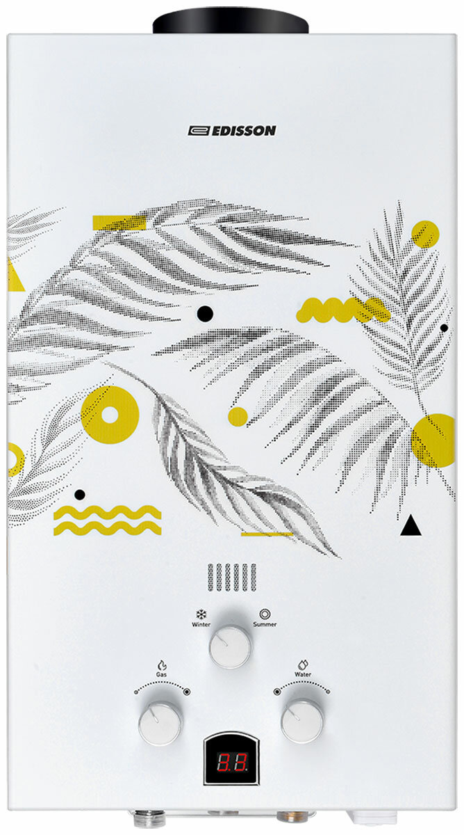 Газовый проточный водонагреватель Edisson E 20 GD, каннская ветвь