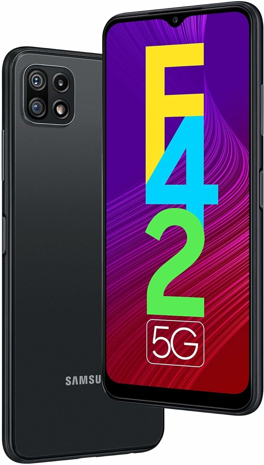 Смартфон Samsung Galaxy F42 5G 8/128, Android, Matte Black, черный
