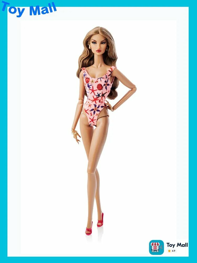 KNOW EASY-Кукла Integrity Toys Пляжная секс-бомба Наталья Фаталь, Базовая кукла, коллекция Fashion Royalty, Подходит для подарков, размещения и коллекционирования.