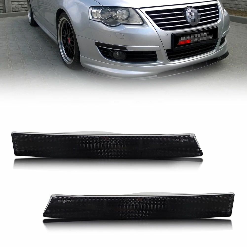2шт Передние Световой сигнал поворота С Дымчатыми Линзами Для VW Volkswagen Passat 2006-2010