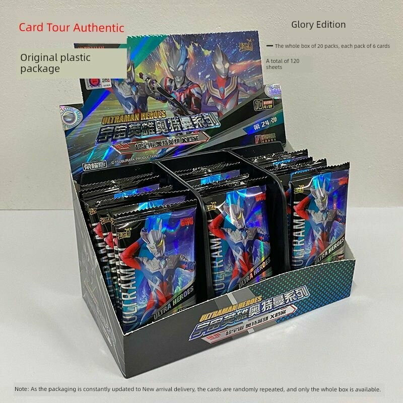 Карточная игра Ultraman: Glory 4 пак, 24 карты