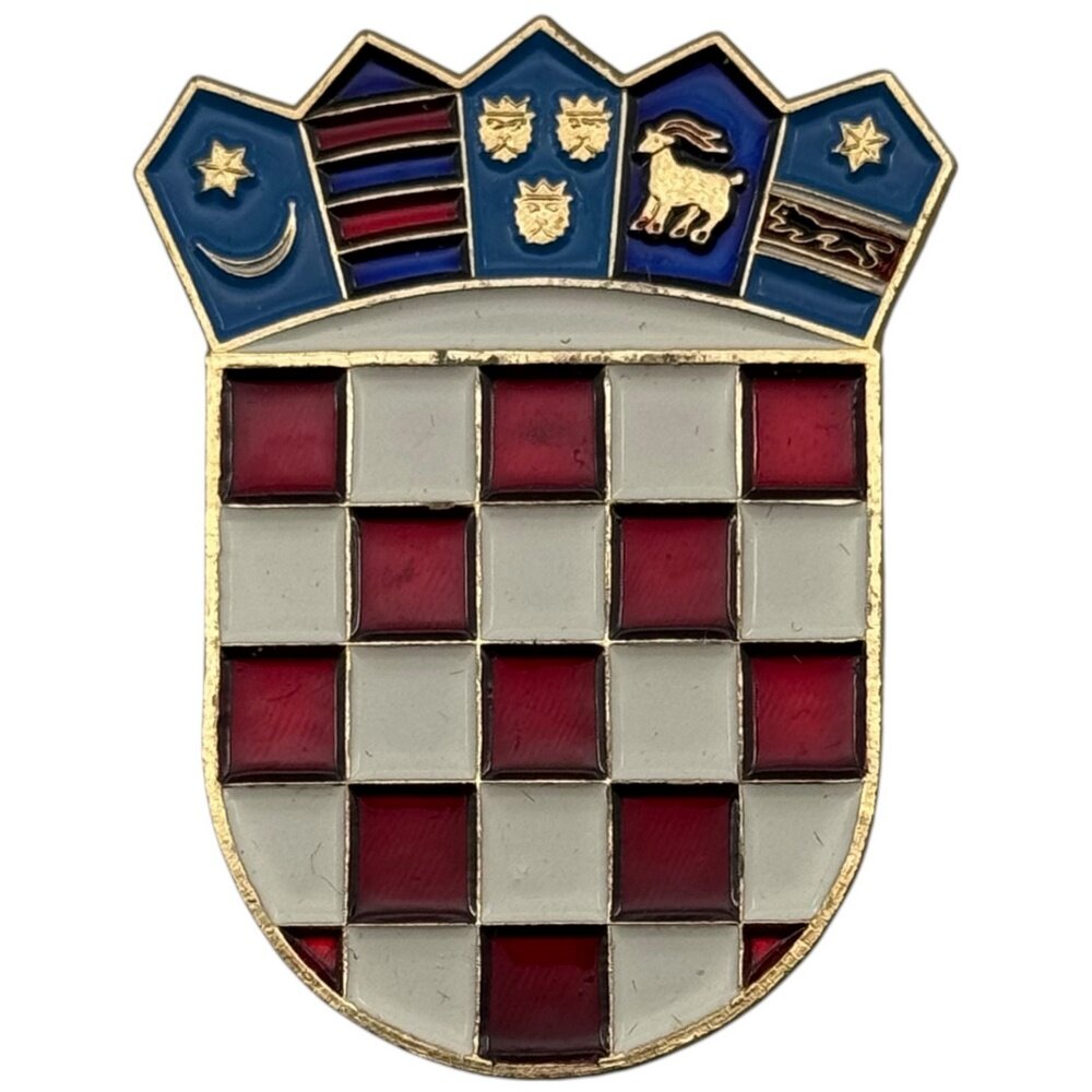 Знак "Хорватия. Герб" Россия 2001-2010 гг. (точка)