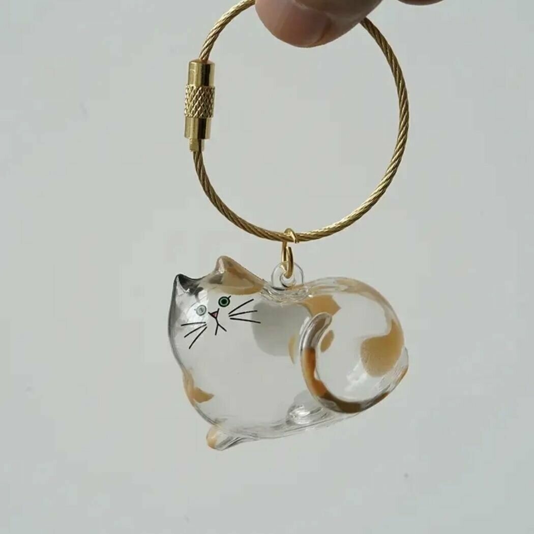 Компактный флакон Keepsake, для хранения кошачьих усов и шерсти домашних животных, с брелоком