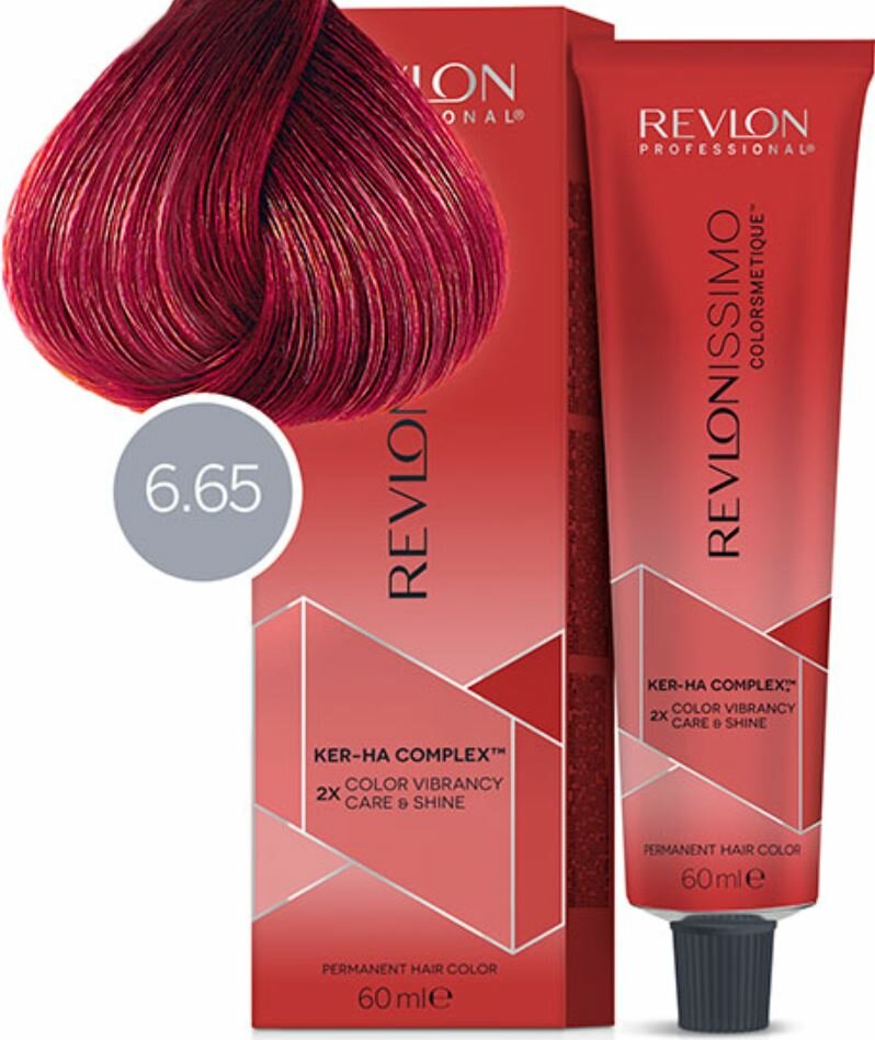 Revlon, Revlonissimo Colorsmetique, 6,65 Темный блондин красно-махагоновый, 60 мл