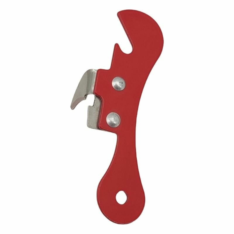 Многофункциональный консервный нож из нержавеющей стали-красный