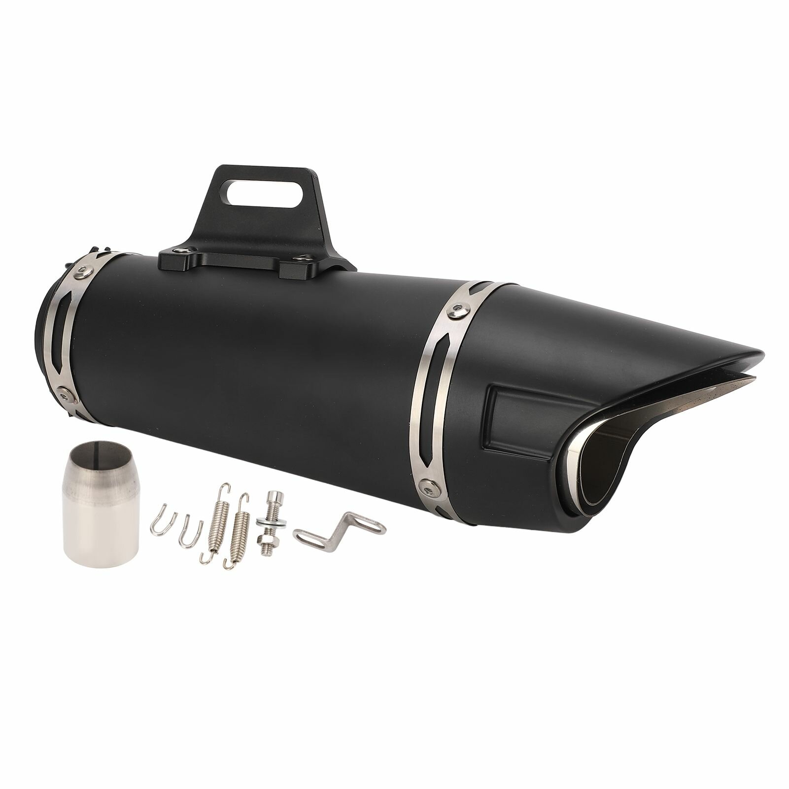 Выхлопная труба для мотоцикла 38-51 мм, универсальный глушитель, замена для Suzuki GSXR1000 и SV650, нержавеющая сталь, длина 325 мм