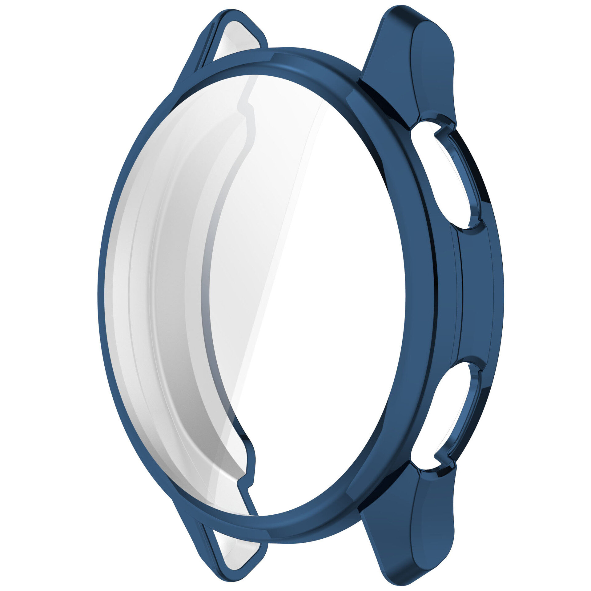 Защитный бампер-чехол из тончайшего и прочного силикона MyPads для Garmin Approach S50, с противоударными свойствами. Синий MyPads