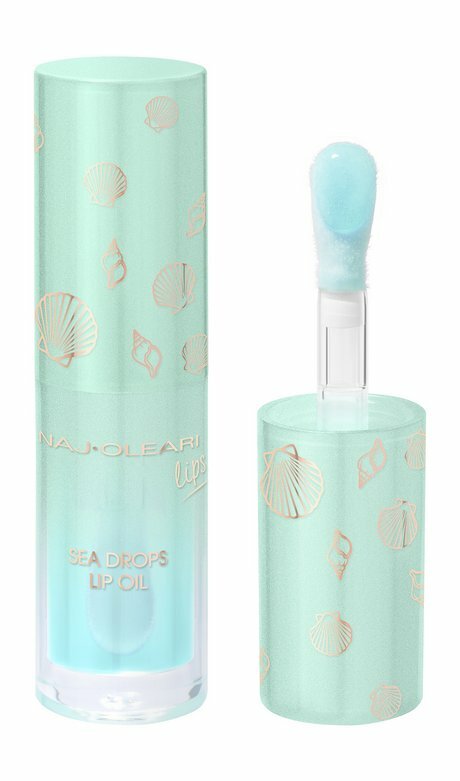 Naj Oleari Ocean Symphony Sea Drops Lip Oil Увлажняющее масло для губ с ароматом малины и ванили | 1 Blue Lagoon 50мл
