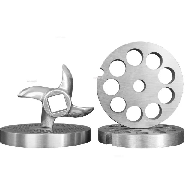 #12 1 шт. #12 Тип мяса шлифовальная плита 3-18 мм нож из марганцевой стали для миксера, измельчителя продуктов, 2mm, 3cr13 SS