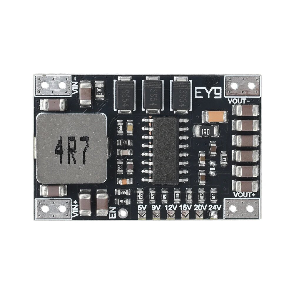 Diymore Модуль повышающего напряжения DC-DC 5-15В в 5В/9В/12В/24В 5А to 12V